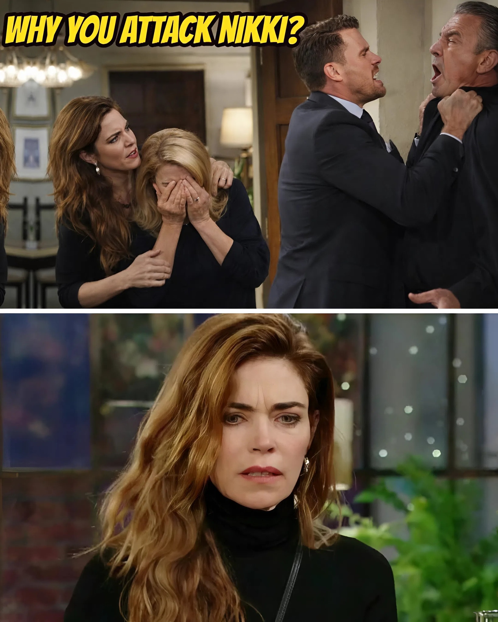 WHY ATTACK NIKKI? – Nick and Victoria attack Victor after discovering a ...